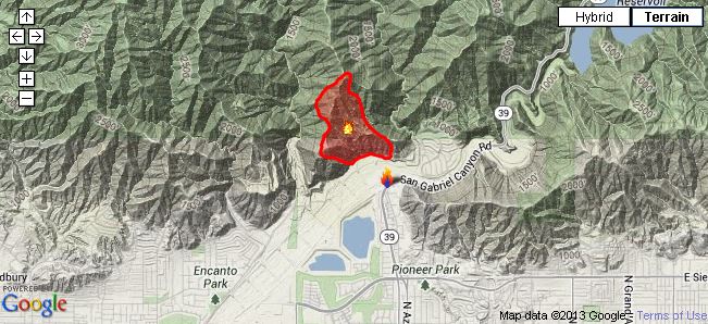 Madre Fire in Azusa, California: Fire 70 Percent Contained at 250 Acres ...