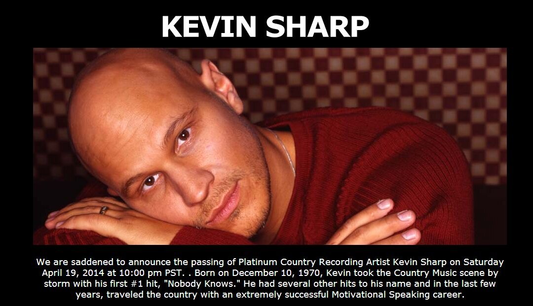 Kevin Sharp Dies: ‘Nobody Knows’ Singer Dead at 43 Years Old | The ...