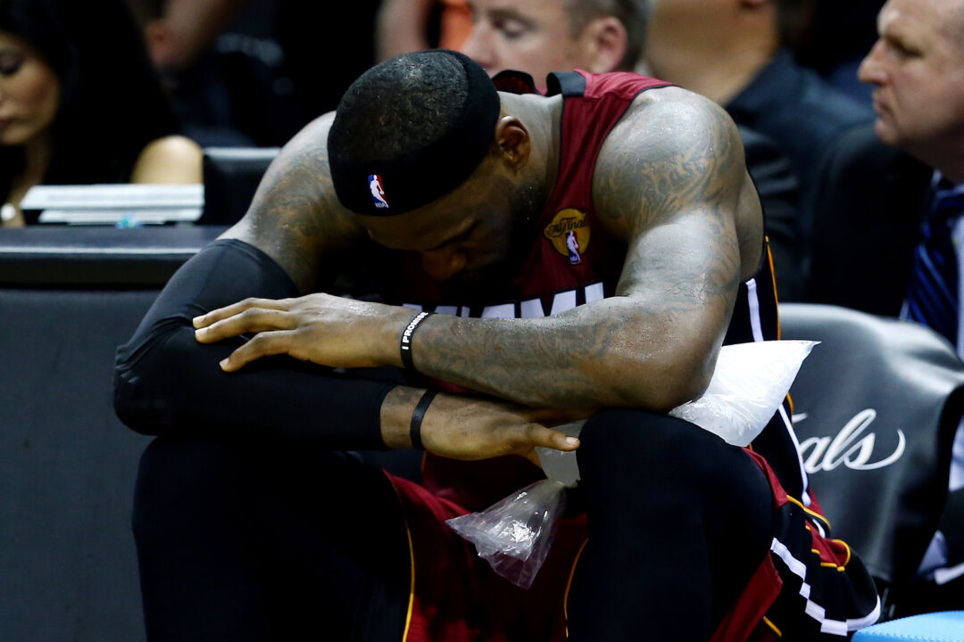 LeBron James Meme: 'LeBroning' Meme Blows Up After Leg Cramps Sideline ...