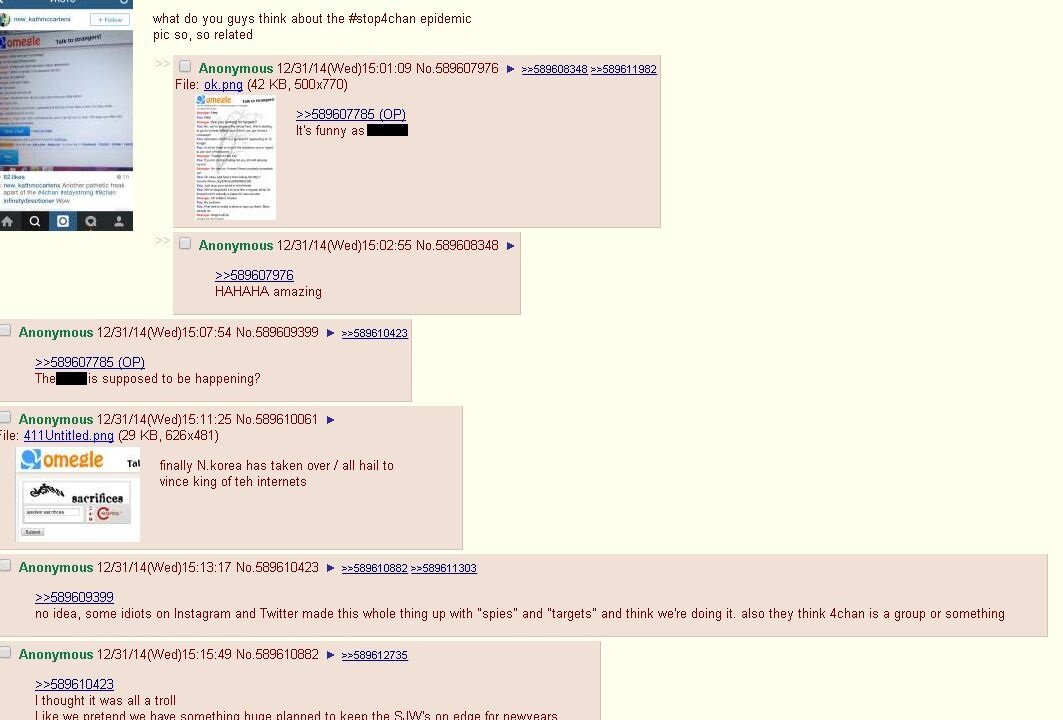 4chan Targeting Tumblr Fandoms With Suicide Prank for New Year's Day ...