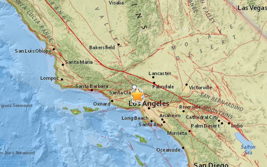 Earthquake in Los Angeles Today - 3 Quakes Near Granada Hills, Santa ...
