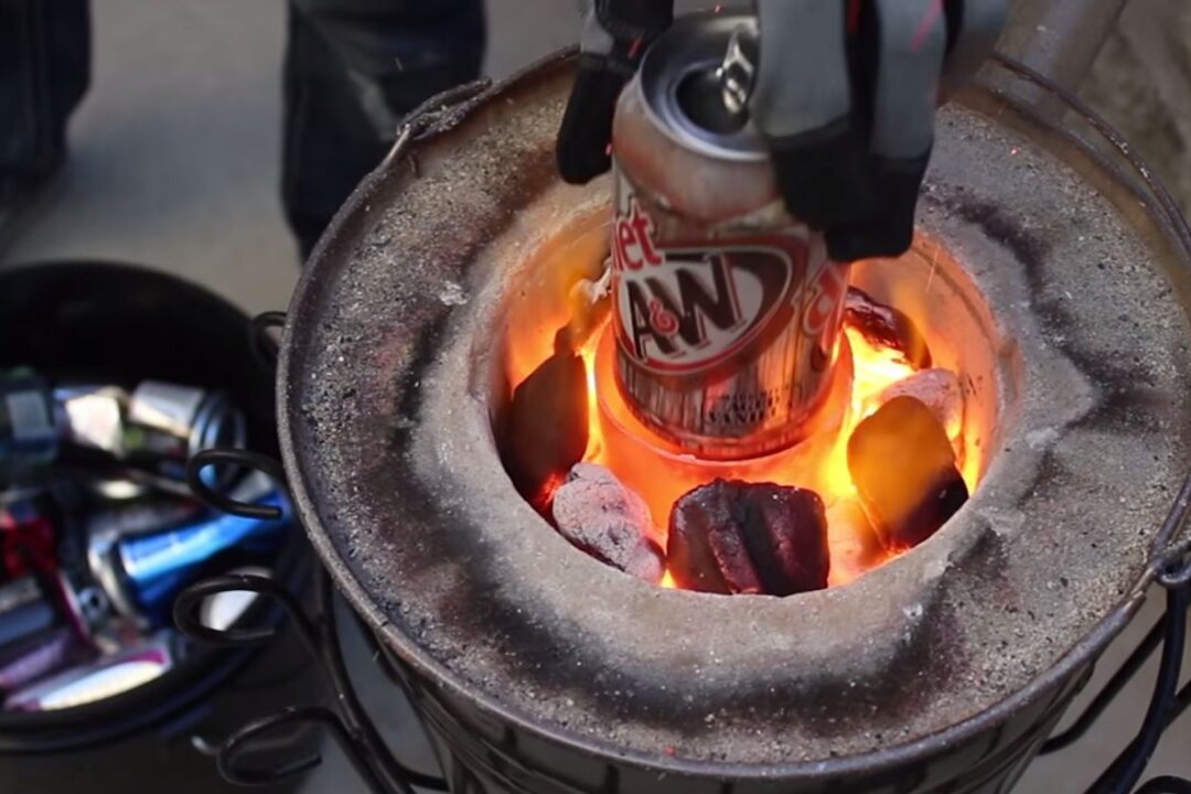 Watch: DIY Aluminum Melting Device Uses Old Soda Cans and Muffin Tins ...