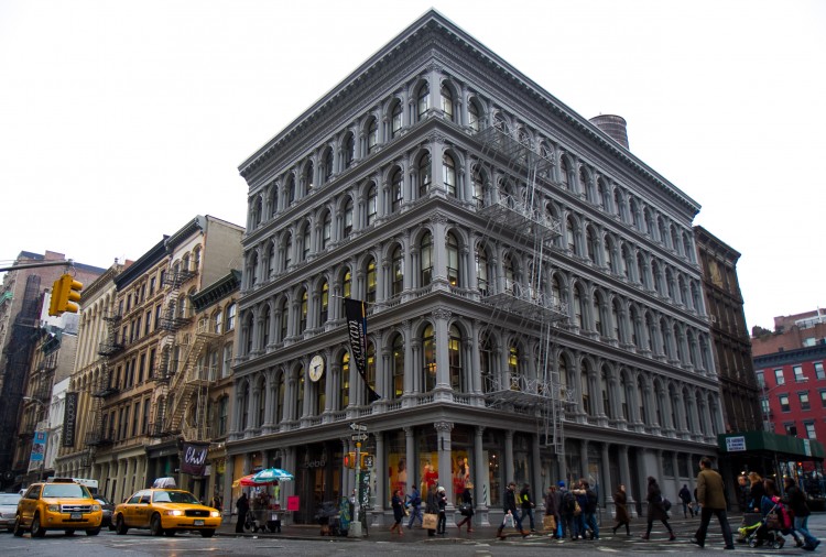 New York City Structures: E.V. Haughwout Building Sansoviniana in ...