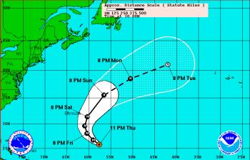 Hurricane Danielle Swells May Arrive at East Coast | The Epoch Times