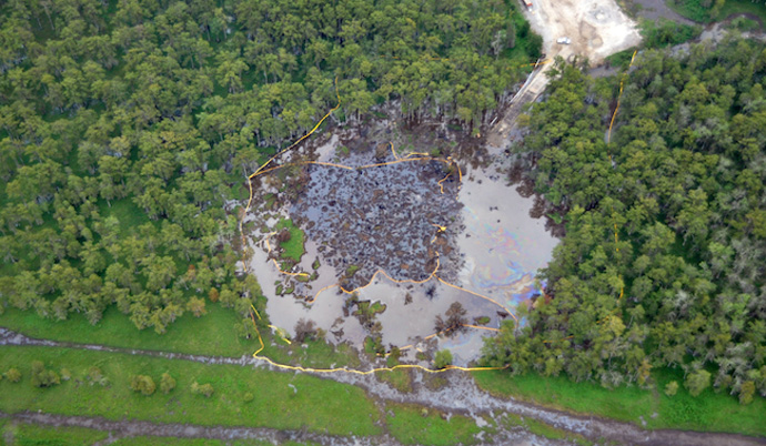 Louisiana’s Bayou Corne Sinkhole Reaches Historic Proportions | The ...