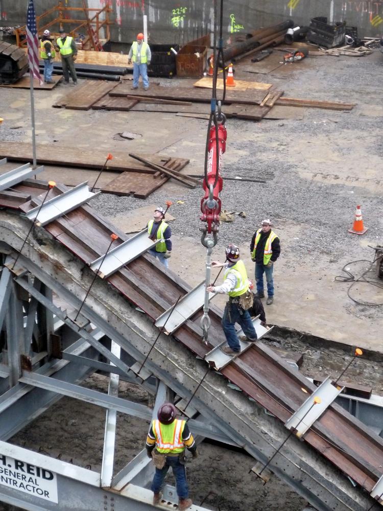‘Survivor Stairs’ Raised from WTC Site