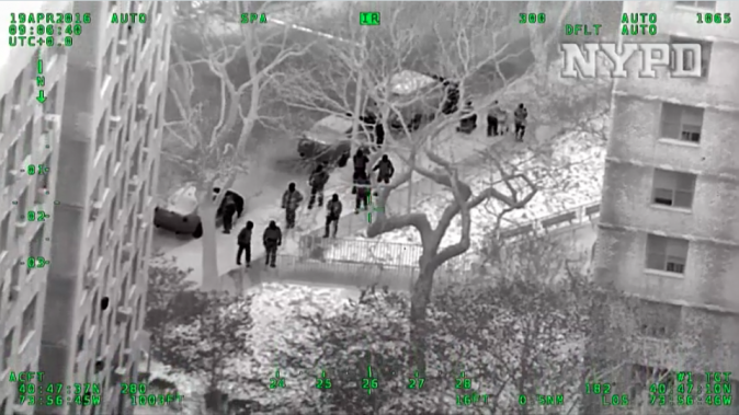 Video: Aerial Footage of NYPD, FBI Conducting Massive Narcotics Raid in ...