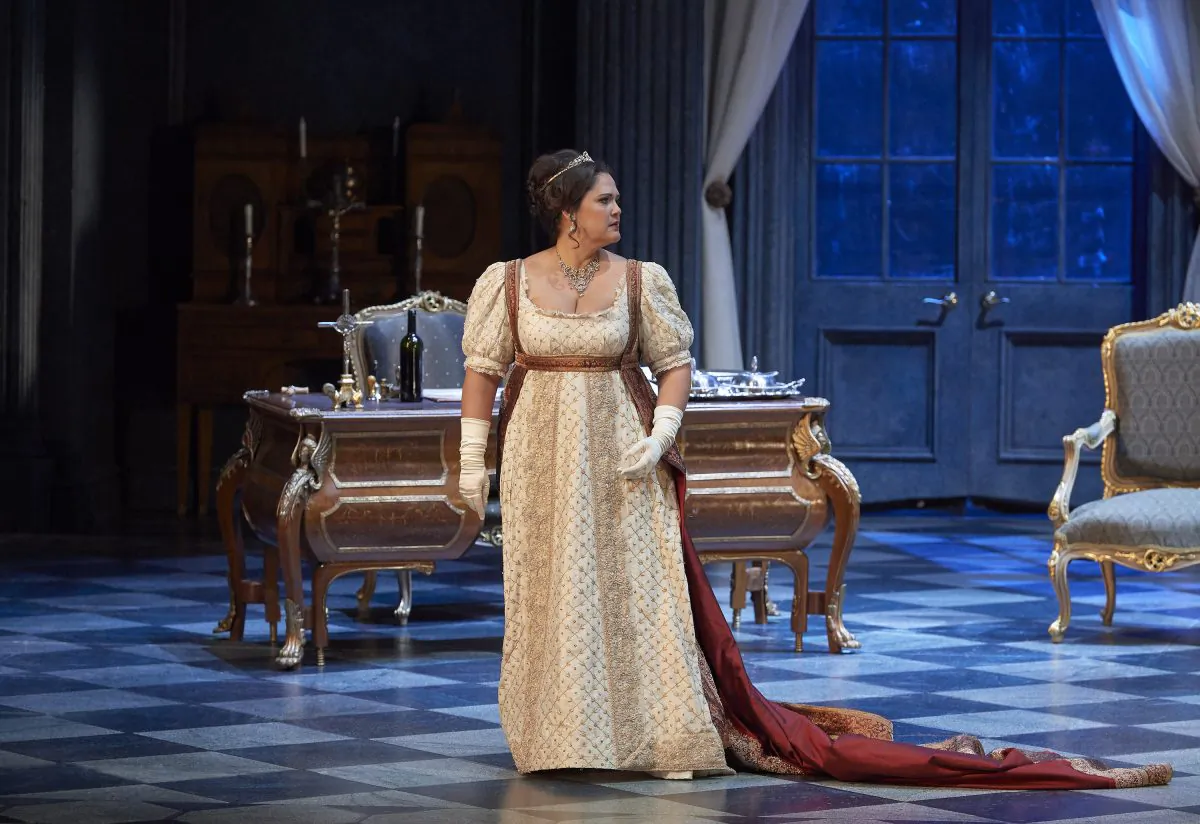 Singing the coveted role of Floria Tosca
