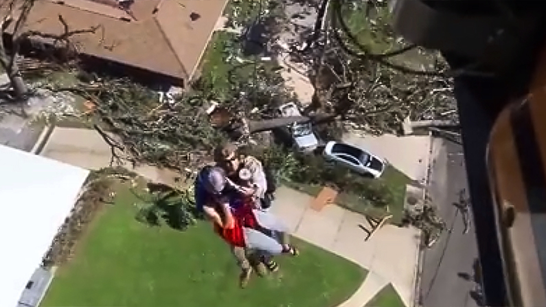 Air and Marine Operations Helicopters Rescue Victims of Hurricane ...