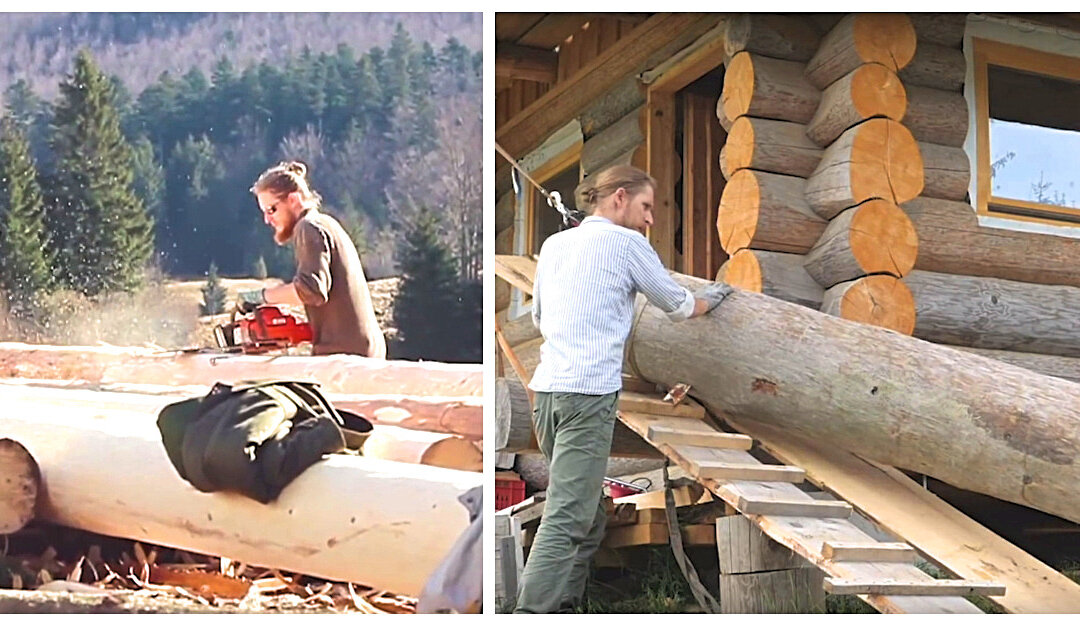 Video: Building A Log Cabin From Scratch! | The Epoch Times