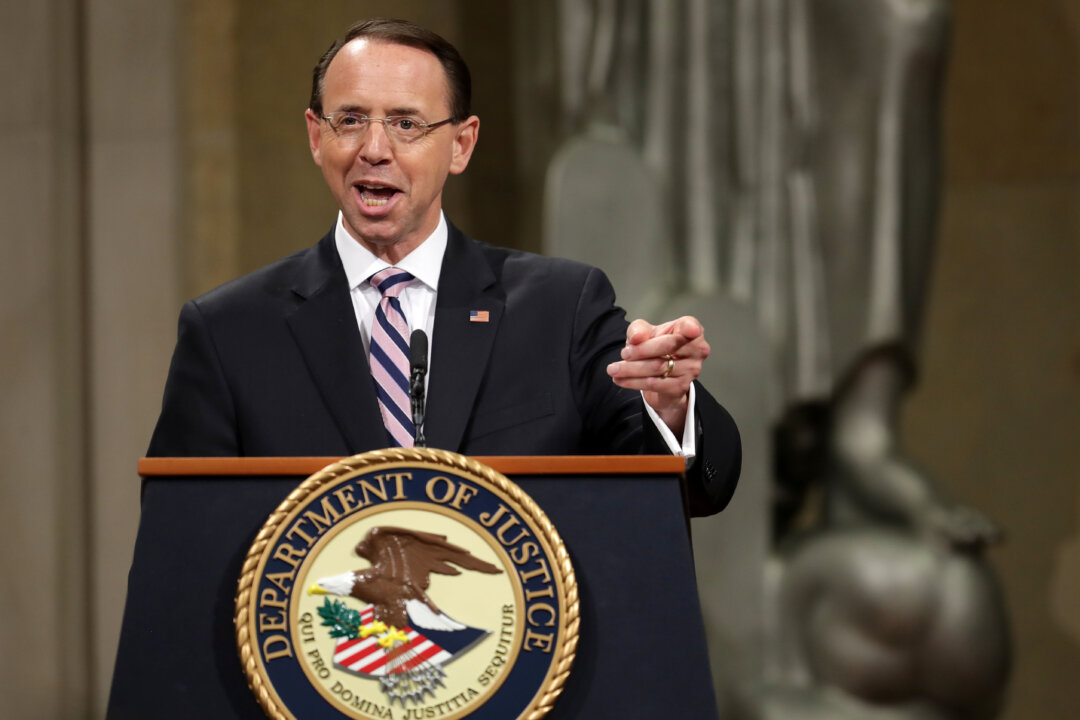 Rosenstein Defends Mueller Appointment, Criticizes Comey | The Epoch Times