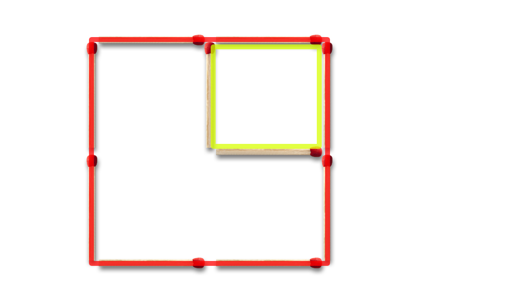 Mindbender: Can You Make a Square by Moving ONLY 1 Matchstick?