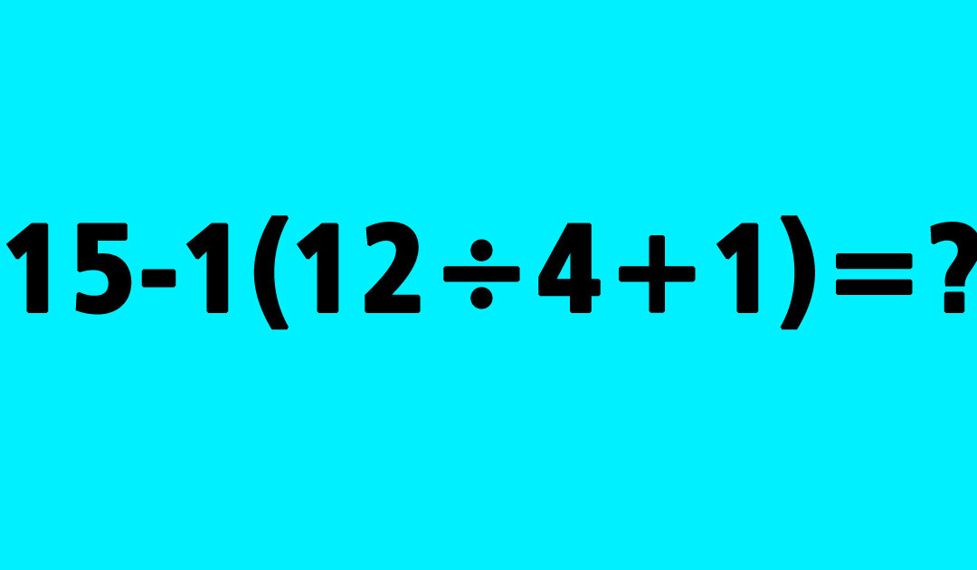 Relatively Simple Math Problem Stumps Many | The Epoch Times