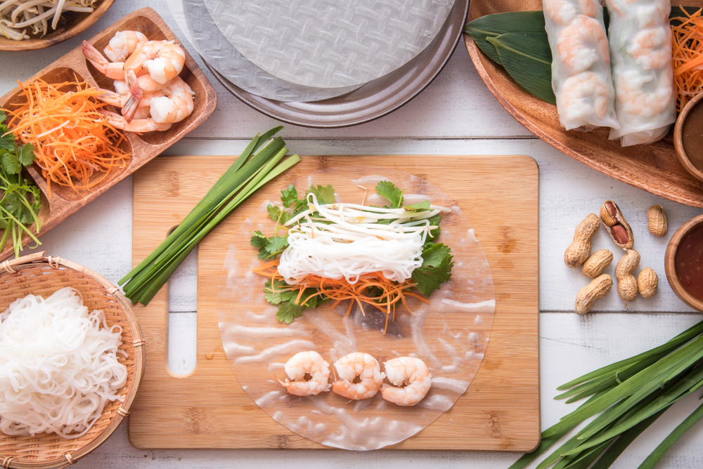 Vietnamese Summer Rolls, a Refreshing Snack