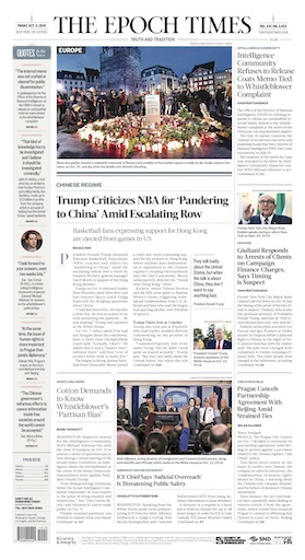 The Epoch Times - Truth & Tradition. Fact Based. Unbiased. Accurate News