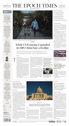 The Epoch Times - Truth & Tradition. Fact Based. Unbiased. Accurate News