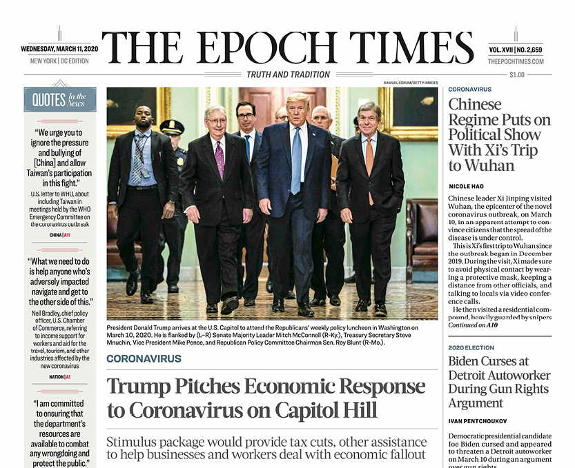 The Epoch Times - Truth & Tradition. Fact Based. Unbiased. Accurate News