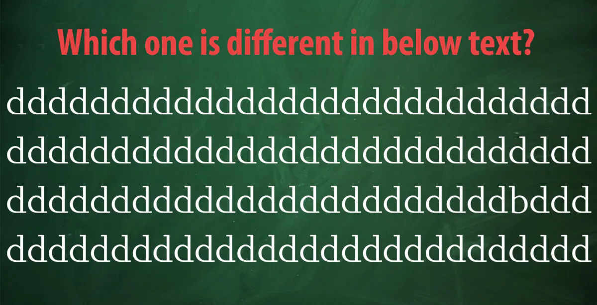 How Quickly Can You Find the ‘Odd One Out’ in This Mind-Boggling ...