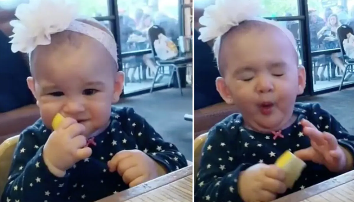 Baby Eats Lemon for First Time, Makes Hilarious Sour Face–and Keeps ...
