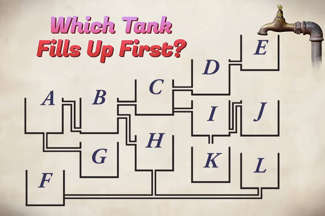 Can You Tell Which Water Tank Will Fill Up First? If You Solve It, You ...