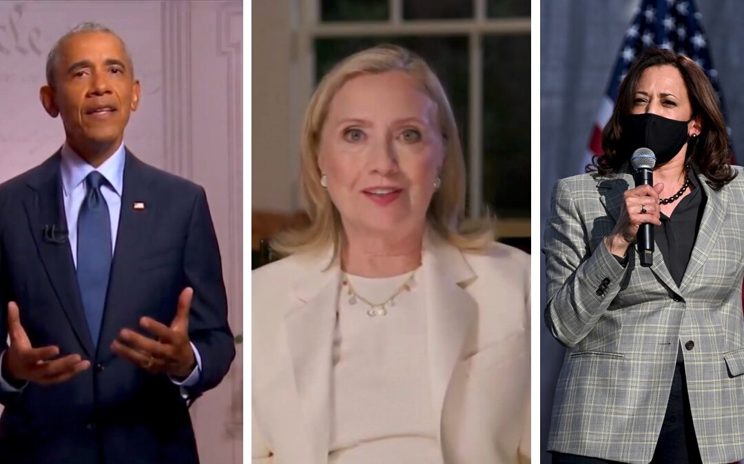 Obamas, Clintons, Harris Join Others in Wishing Trump and First Lady ...