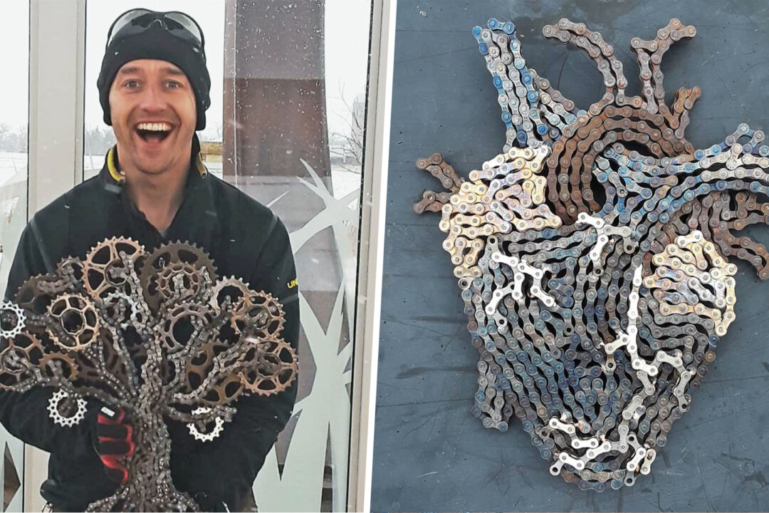 Meet the Talented Artist Who Creates Stunning Metallic Sculptures From ...