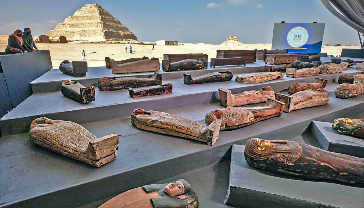 Egypt Unveils Ancient Coffins, Statues Found in Saqqara
