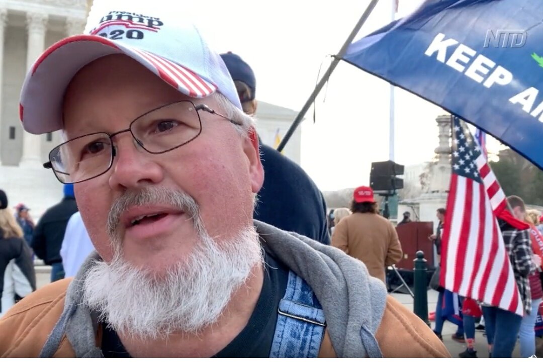 Trump Supporter at DC Rally: I’m Here to Support USA, Trump | The Epoch ...