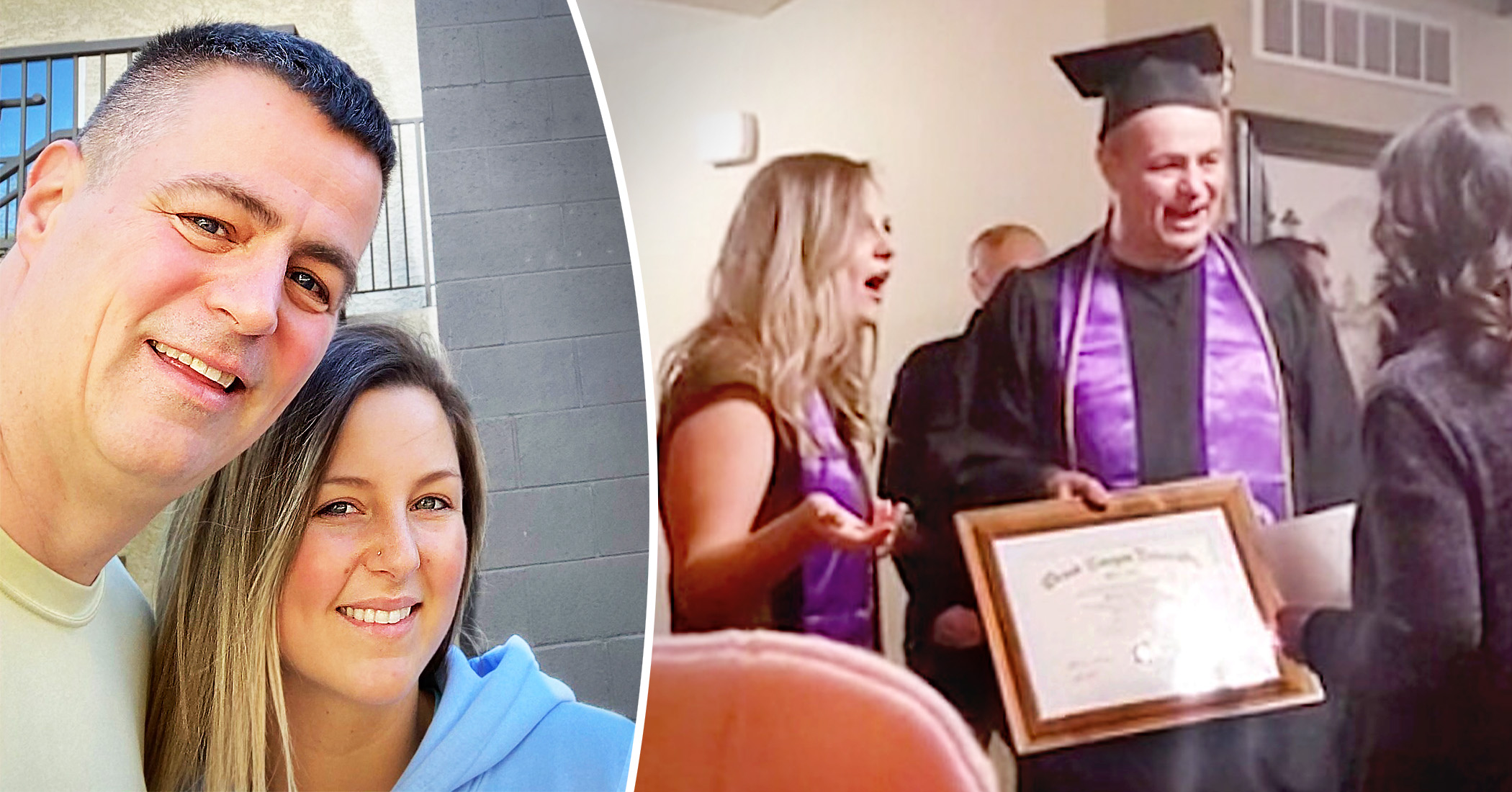 Dad Studies Secretly at Same College as Daughter, Springs Surprise on ...