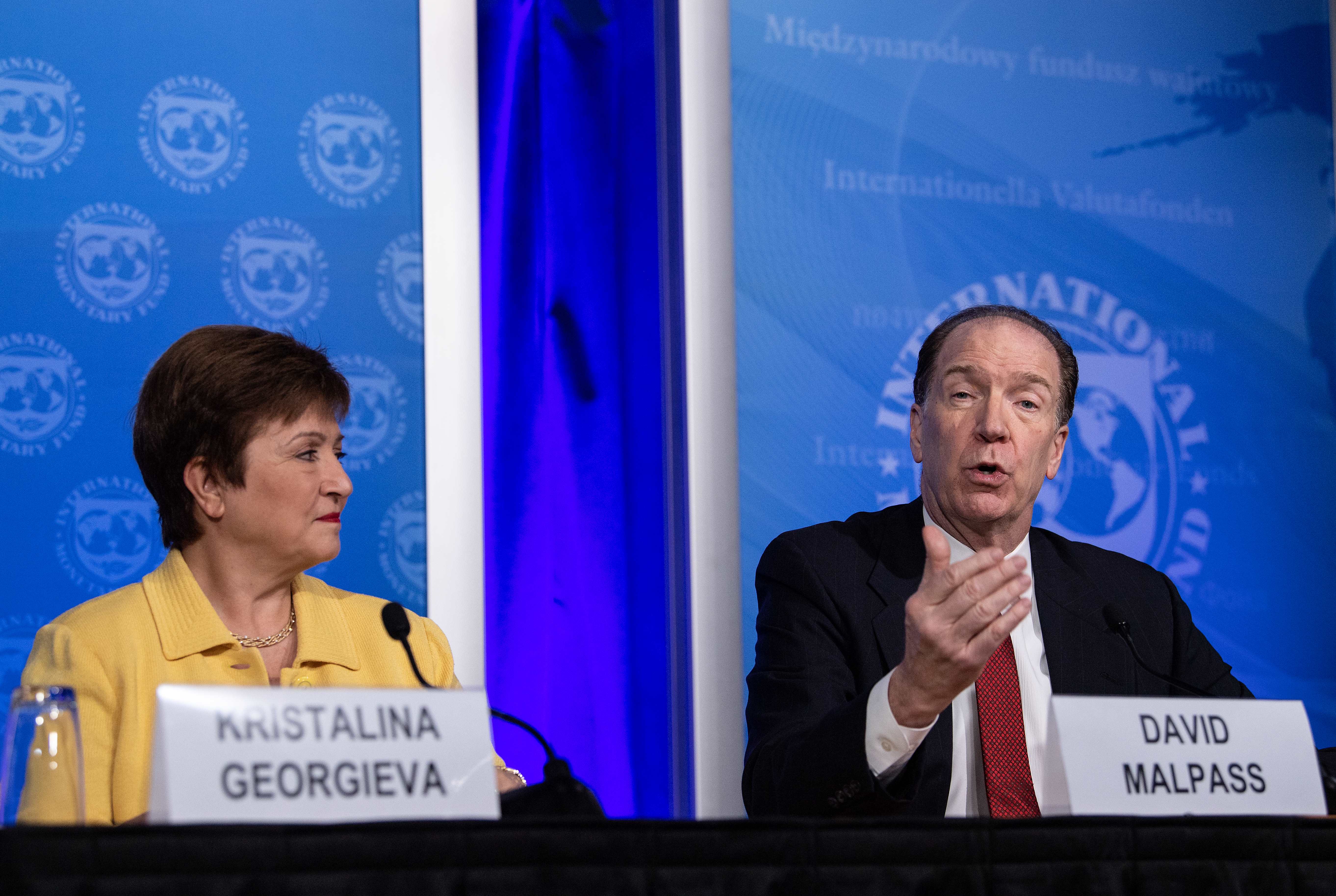 IMF Managing Director Kristalina Georgieva Holds Briefing on US Economy ...