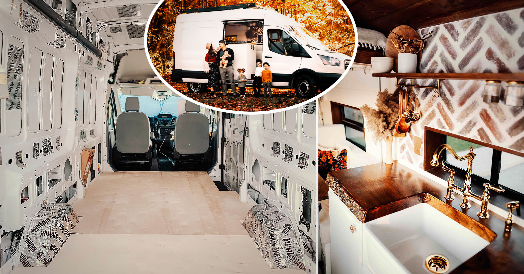 Parents Transform Ford Transit Van Into Fully Equipped Tiny ‘Cottage ...