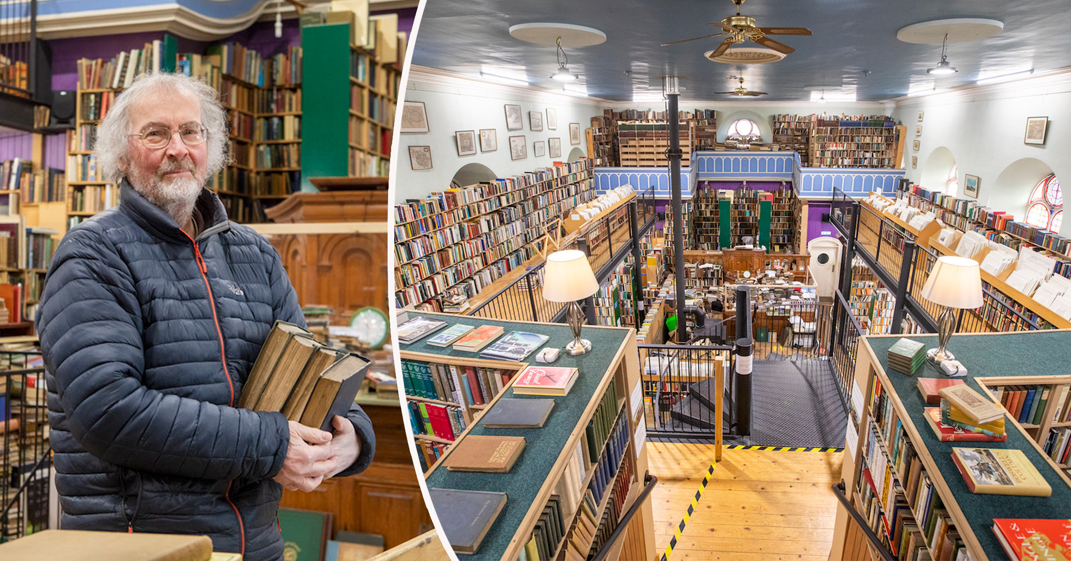 Incredible Pictures Show UK s 2nd Largest Secondhand Bookshop That Has incredible-pictures-show-uk-s-2nd-largest-secondhand-bookshop-that-has