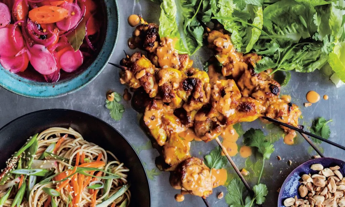 Satay Meets the Sheet Pan