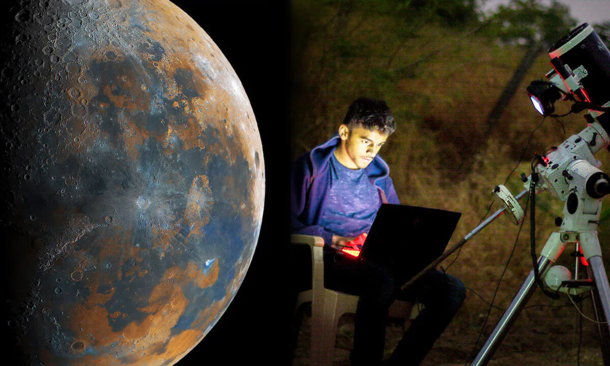 16-Year-Old Creates Incredible Image of the Moon Using 50,000 Photos ...