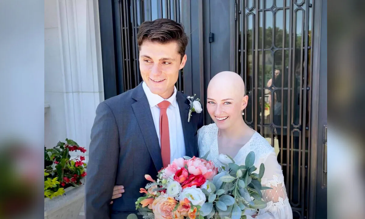 Woman Fighting Cancer Weds High School Sweetheart After Docs Say She ...