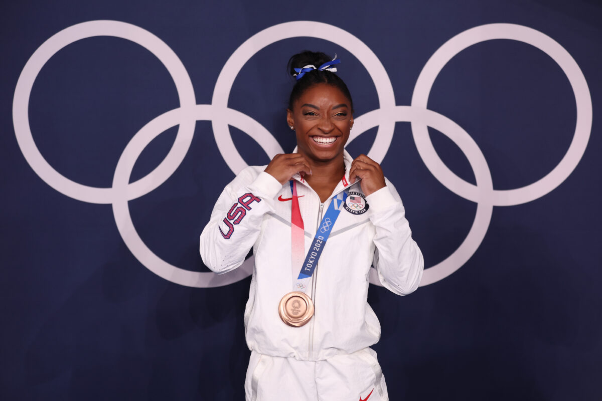 Biles Wins Bronze on Beam After Returning to Olympics Following Health ...