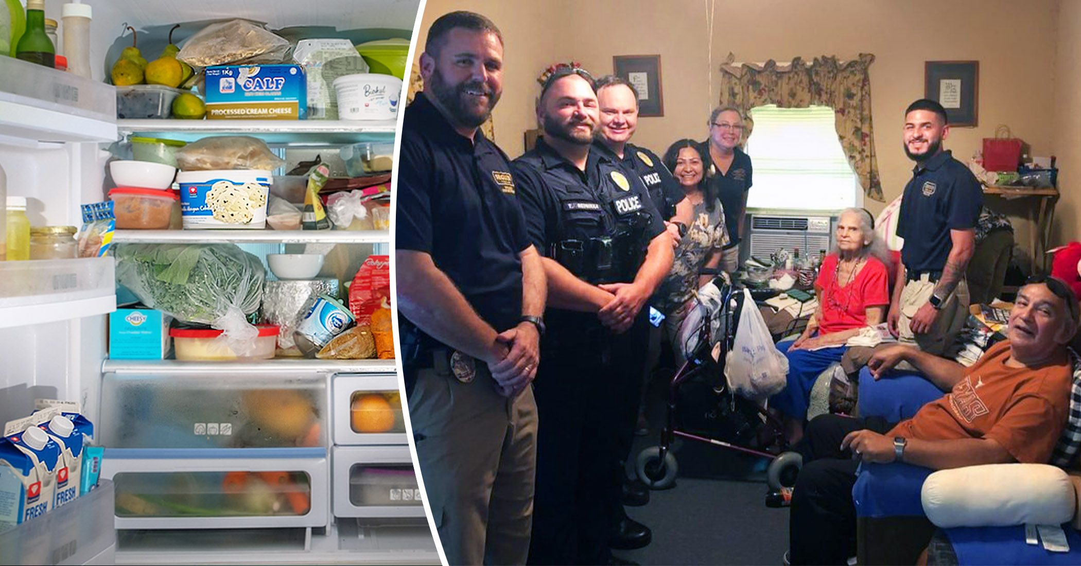 Police Officers Respond to Elderly Woman in Need, Pitch in to Buy Her a ...
