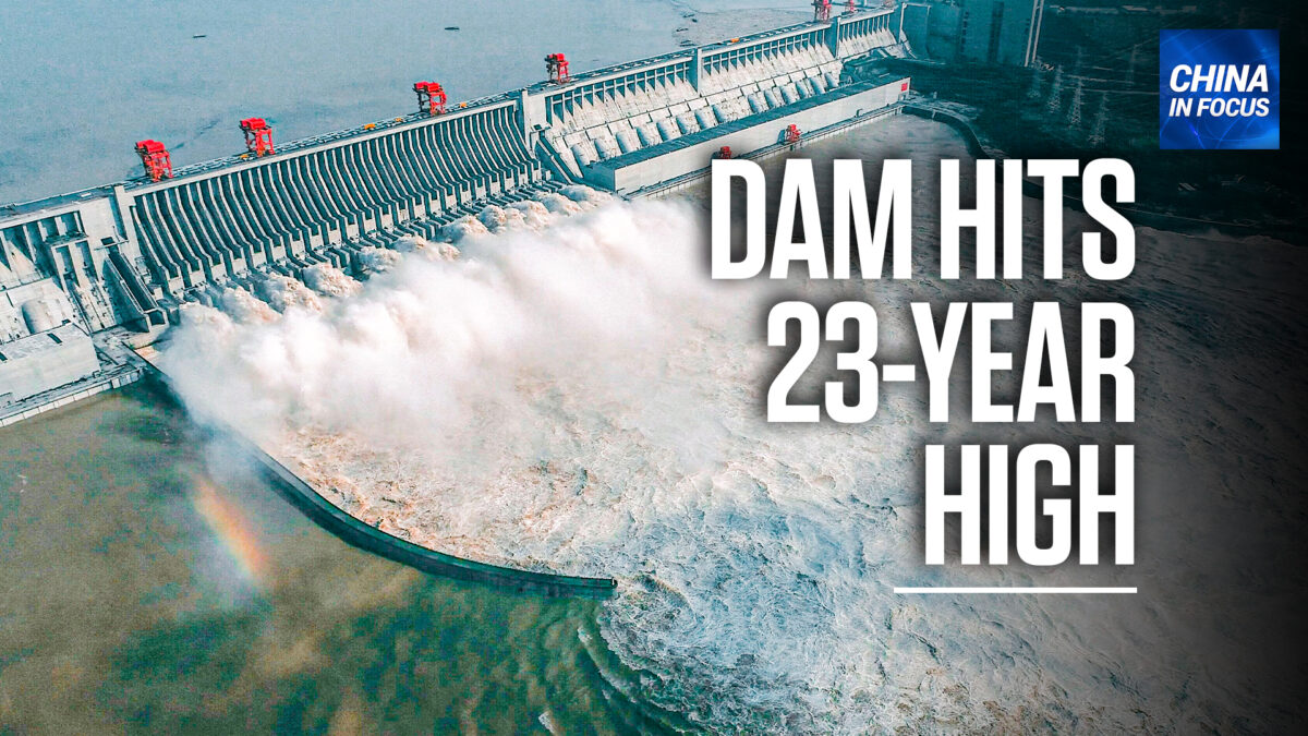 China’s Three Gorges Dam Hits 23-year High