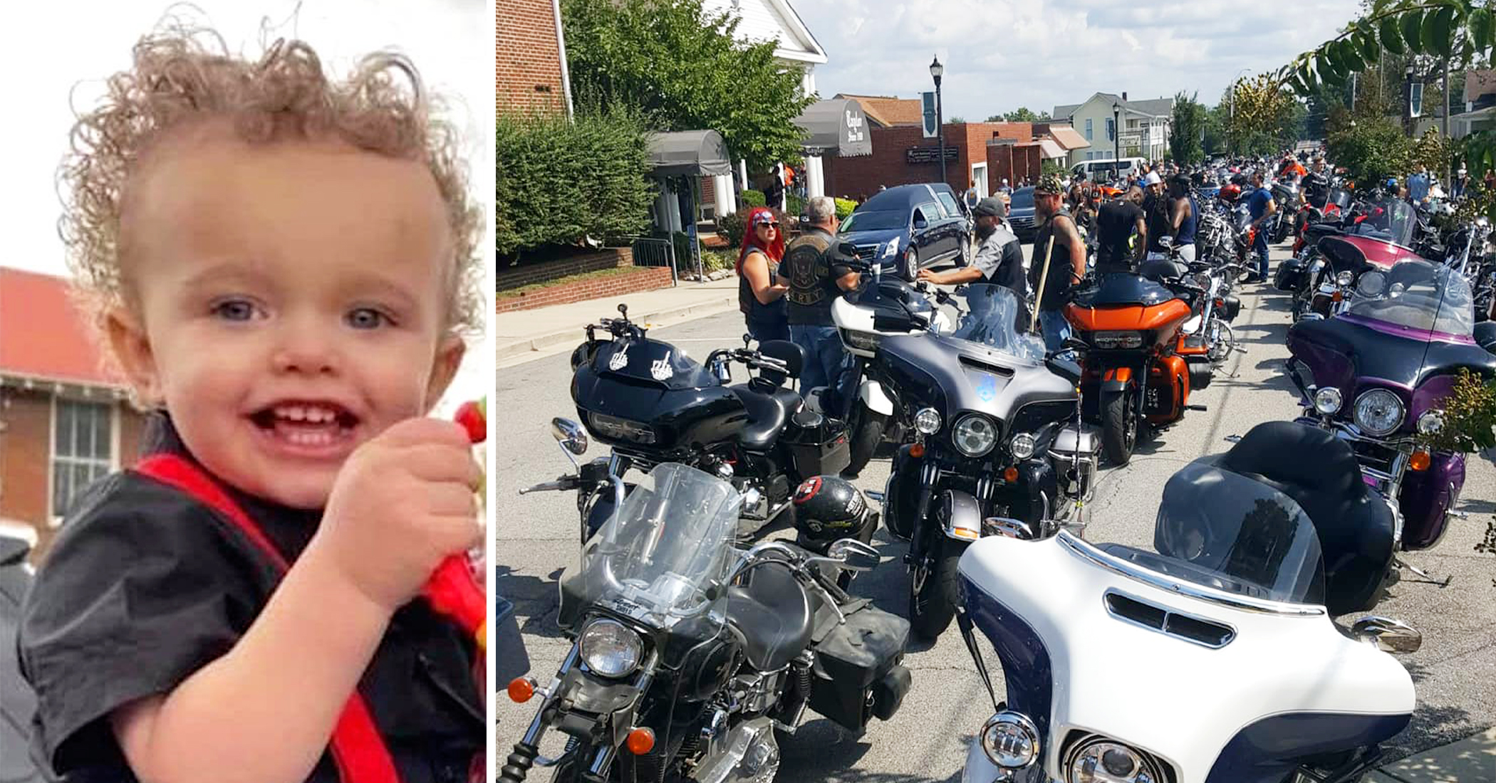 Almost 2,000 Bikers ‘Show Up and Show Out’ to Escort Hearse of ﻿2-Year ...