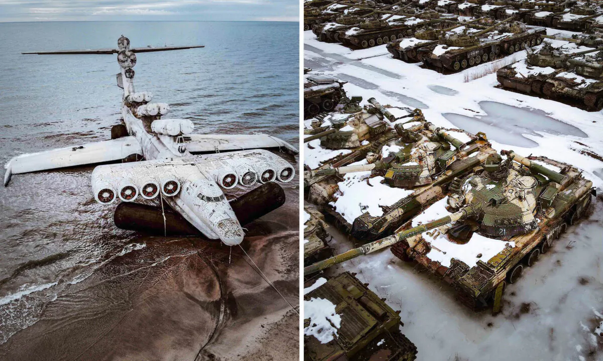 History Buff Snaps Photos of Military Scrap Graveyards in Remote Secret ...