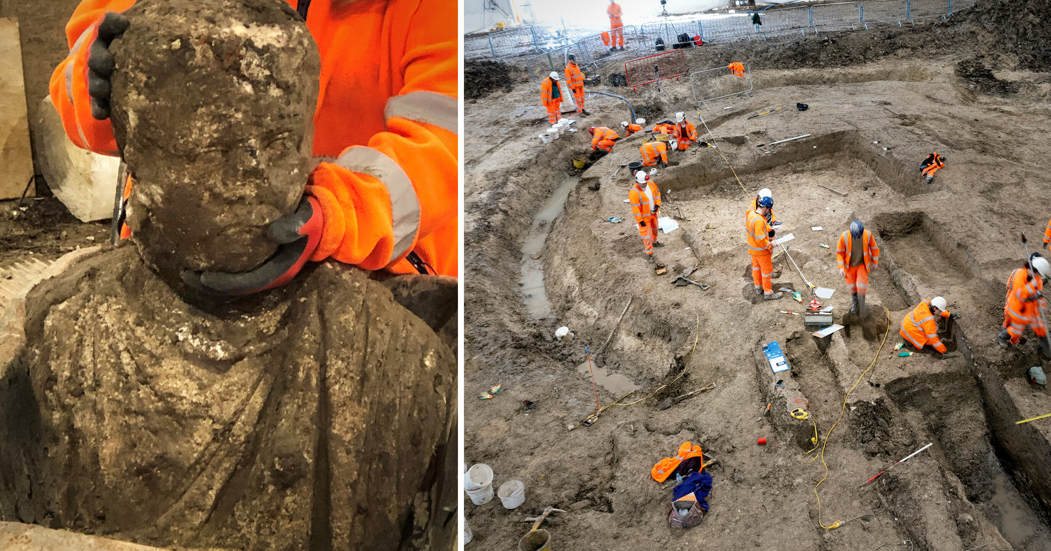 Archaeologists Uncover Ancient Roman Statues Under Norman Village ...