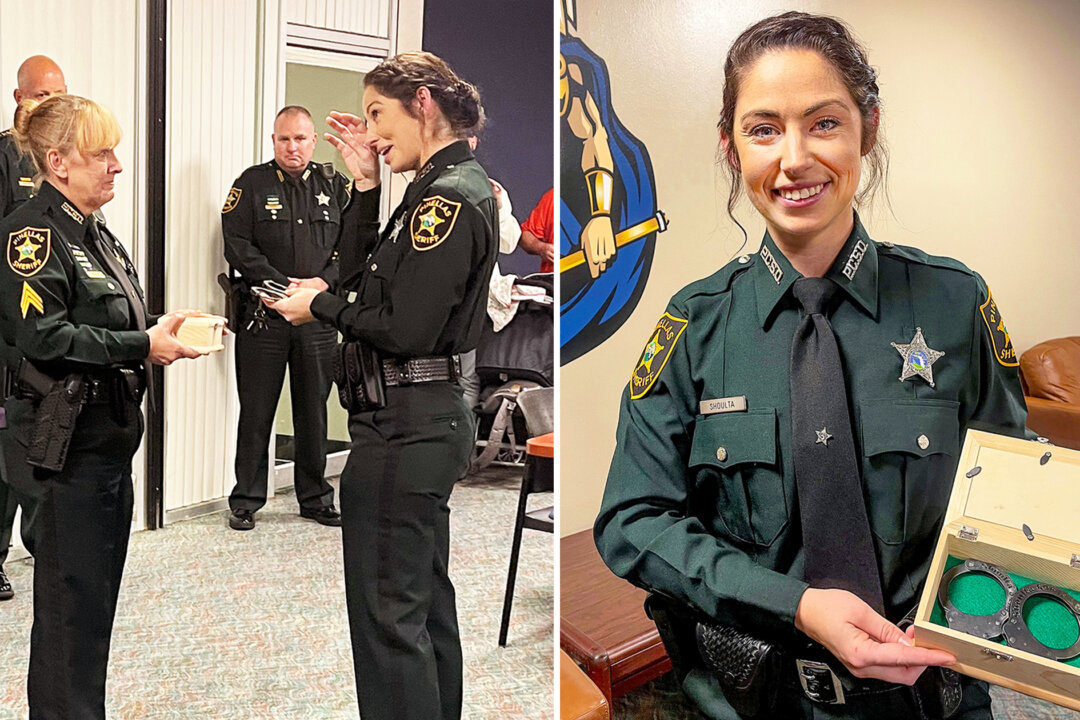 Police Academy Graduate Sheds Tears at Special Gift From Late Deputy ...