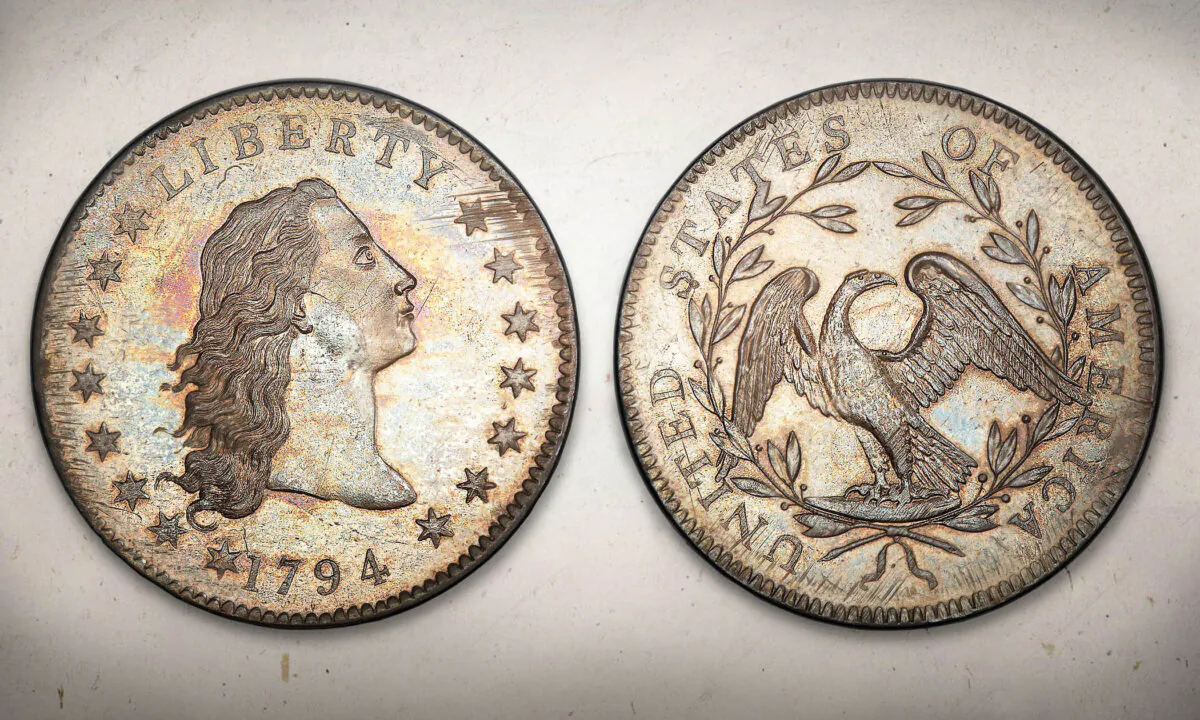 First Silver Dollar Struck by US Mint ‘Seen by George Washington’ Sold ...
