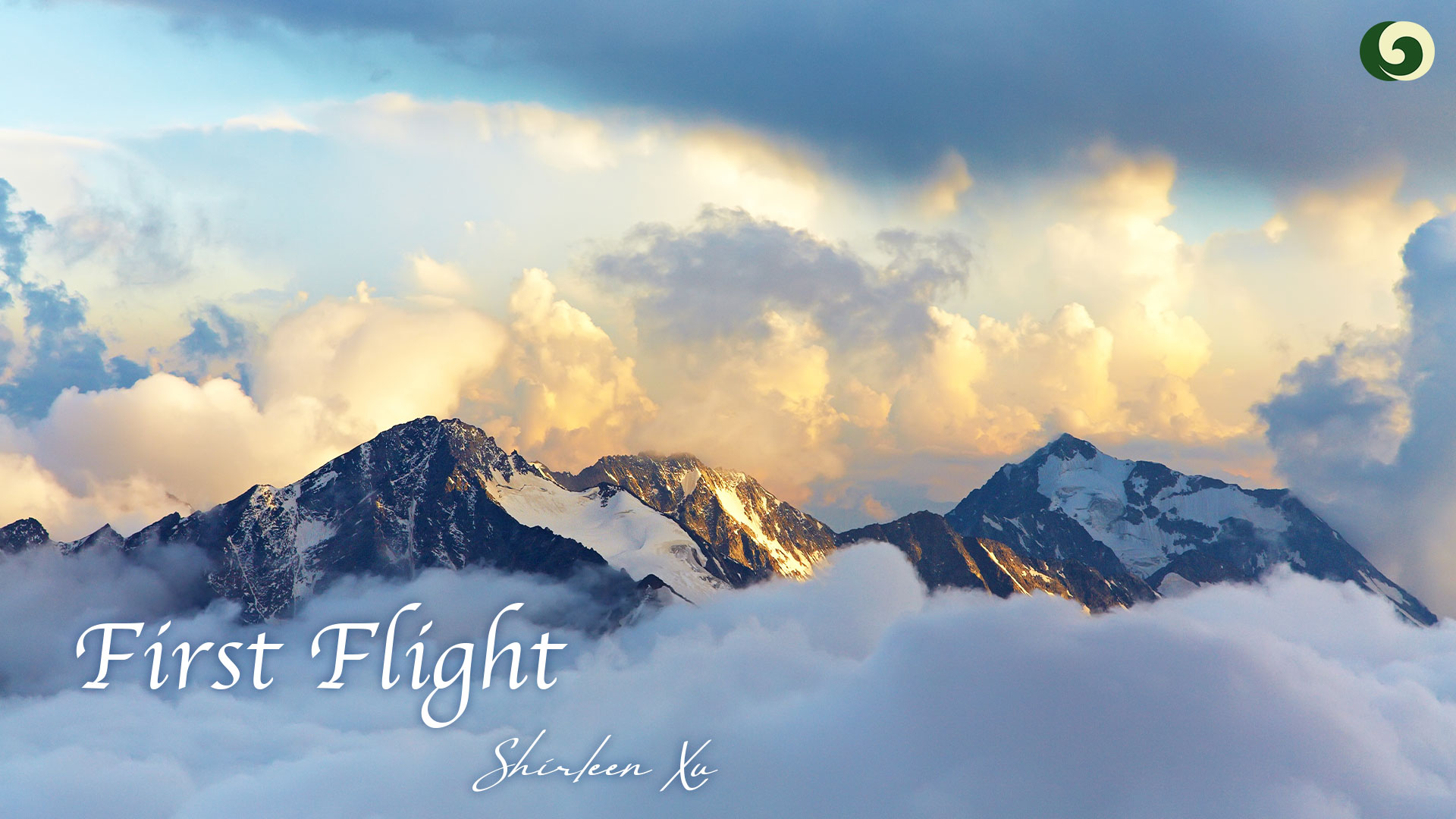 A Bird Takes Its First Flight, Soaring Through Clouds and Over Valleys ...