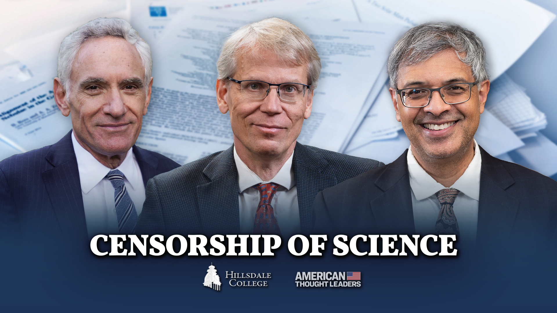 LIVE: Censorship of Science, with Dr. Martin Kulldorff, Dr. Scott Atlas ...