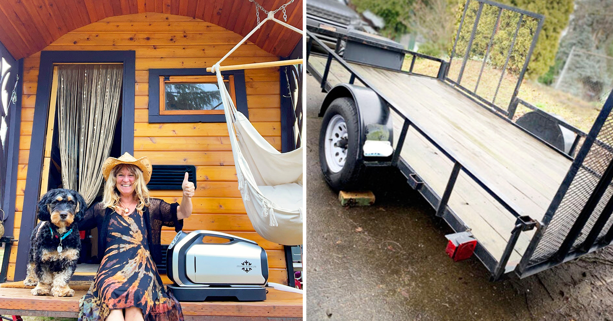 Portland Realtor Transforms Flatbed Trailer Into Charming Tiny Home on ...