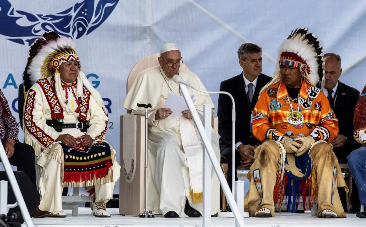 Pope Francis Apologizes for Residential Schools, Meets With Indigenous ...
