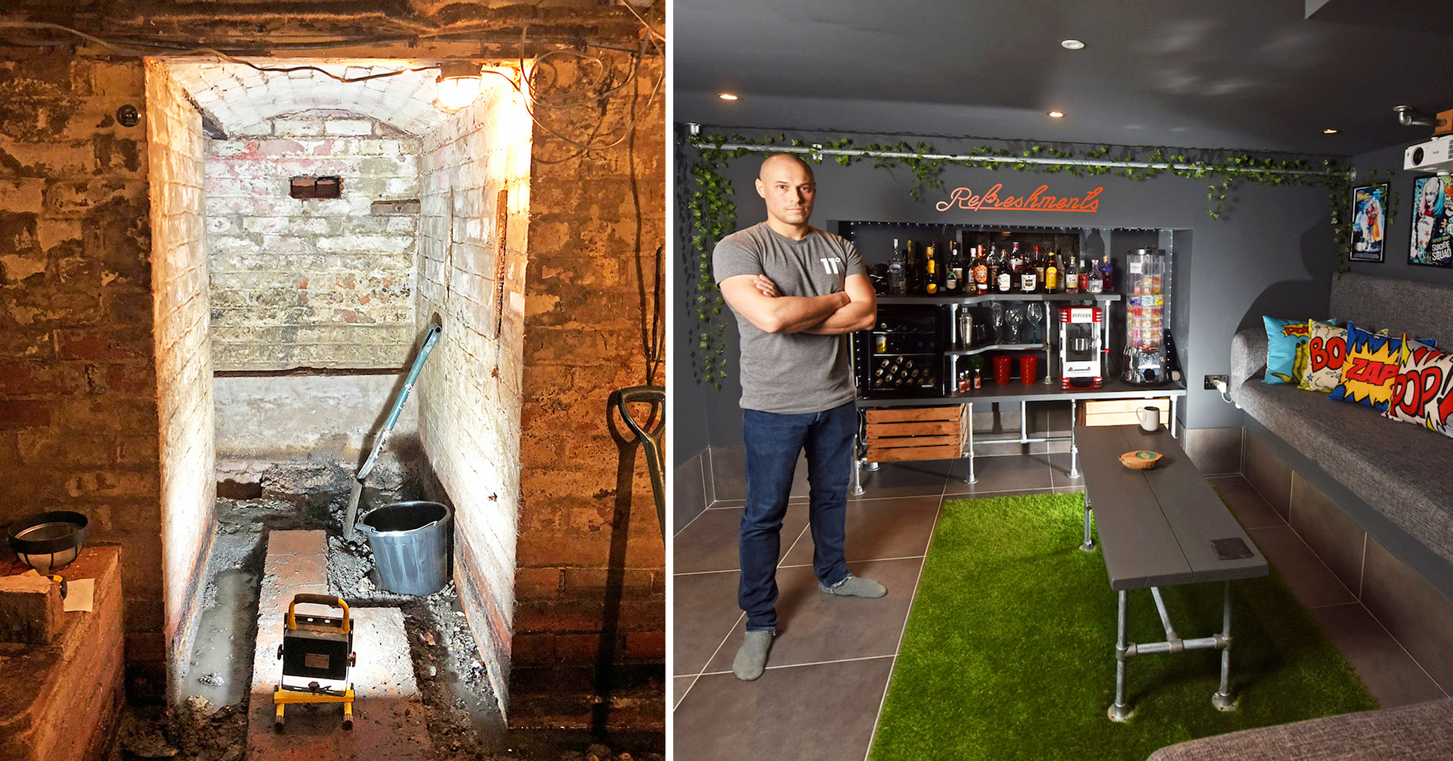 Man Discovers Hidden, Rotting Cellar in His Home and Turns It Into an ...