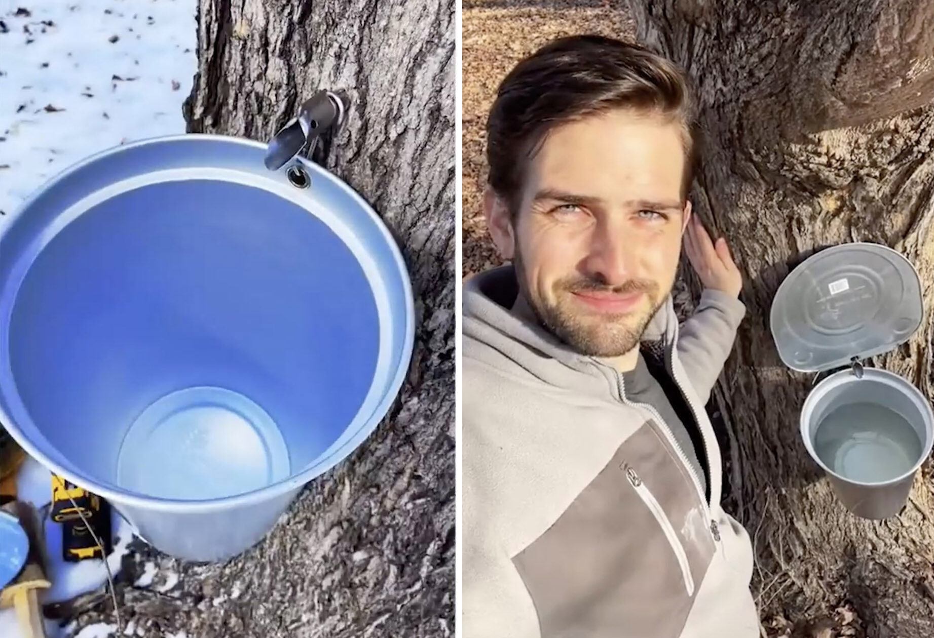 VIDEO: Michigan Dad Shows How Real Maple Syrup Is Made With Traditional ...
