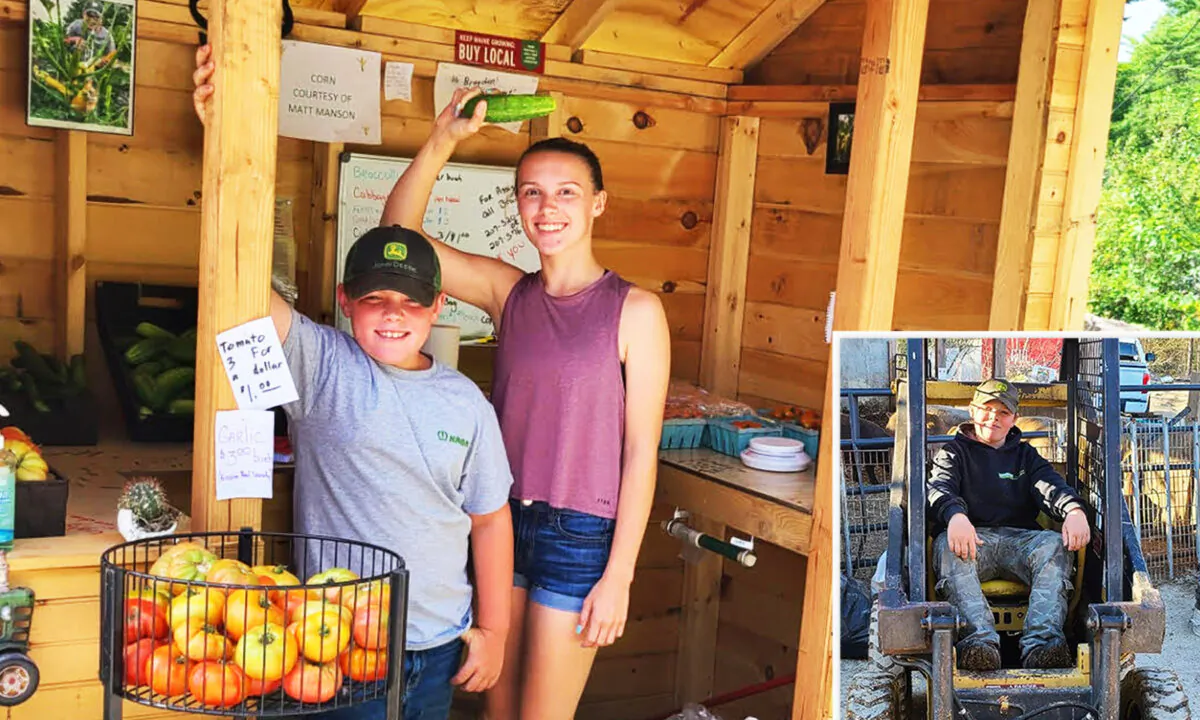 7th Grader Works on Family Farm 7 Days a Week, Supplies Fresh Produce ...